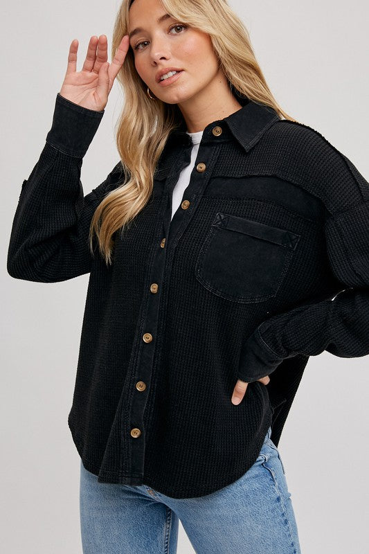 Thermal Knit Shacket