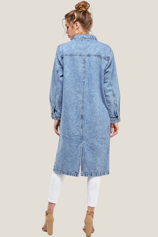 Long Length Denim Jacket